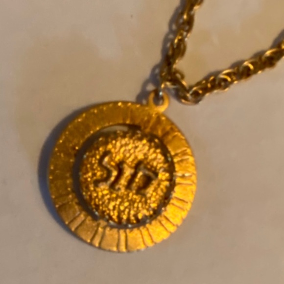 Jewelry | Mazel Hebrew Gold Tone Medallion Necklace | Poshmark